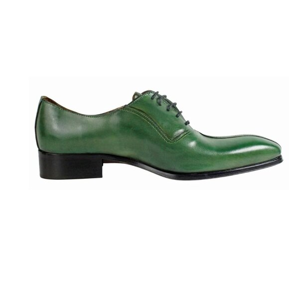 Ivan Troy | Shoes | Kay Crocodile Printed Half Green Calfskin Oxford ...